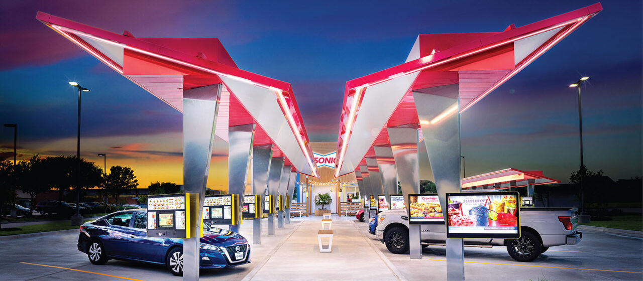 Sonic Drive-In Brand Identity & Restaurant Design | ChangeUp