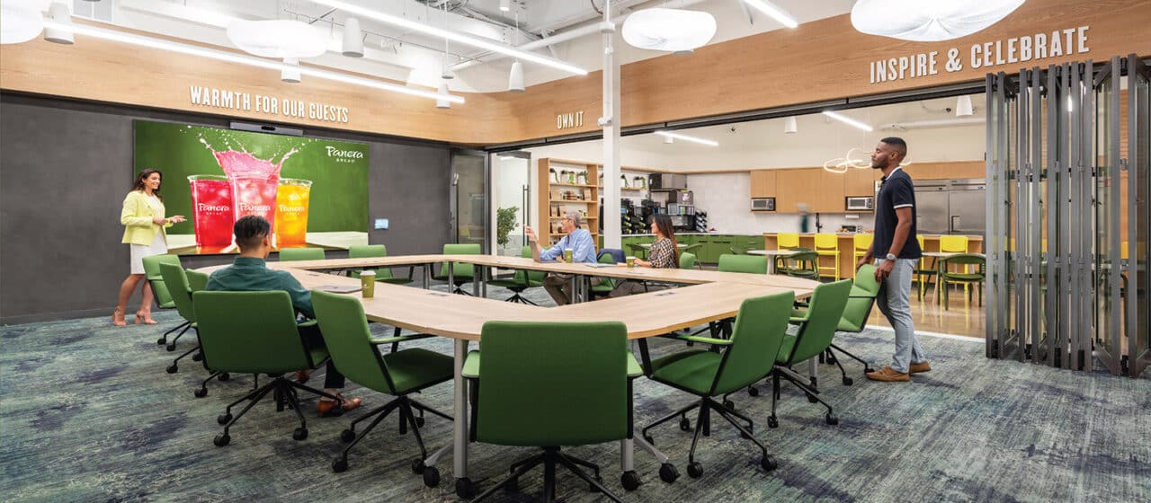 Panera Bread's Boston Corporate Office Design | ChangeUp